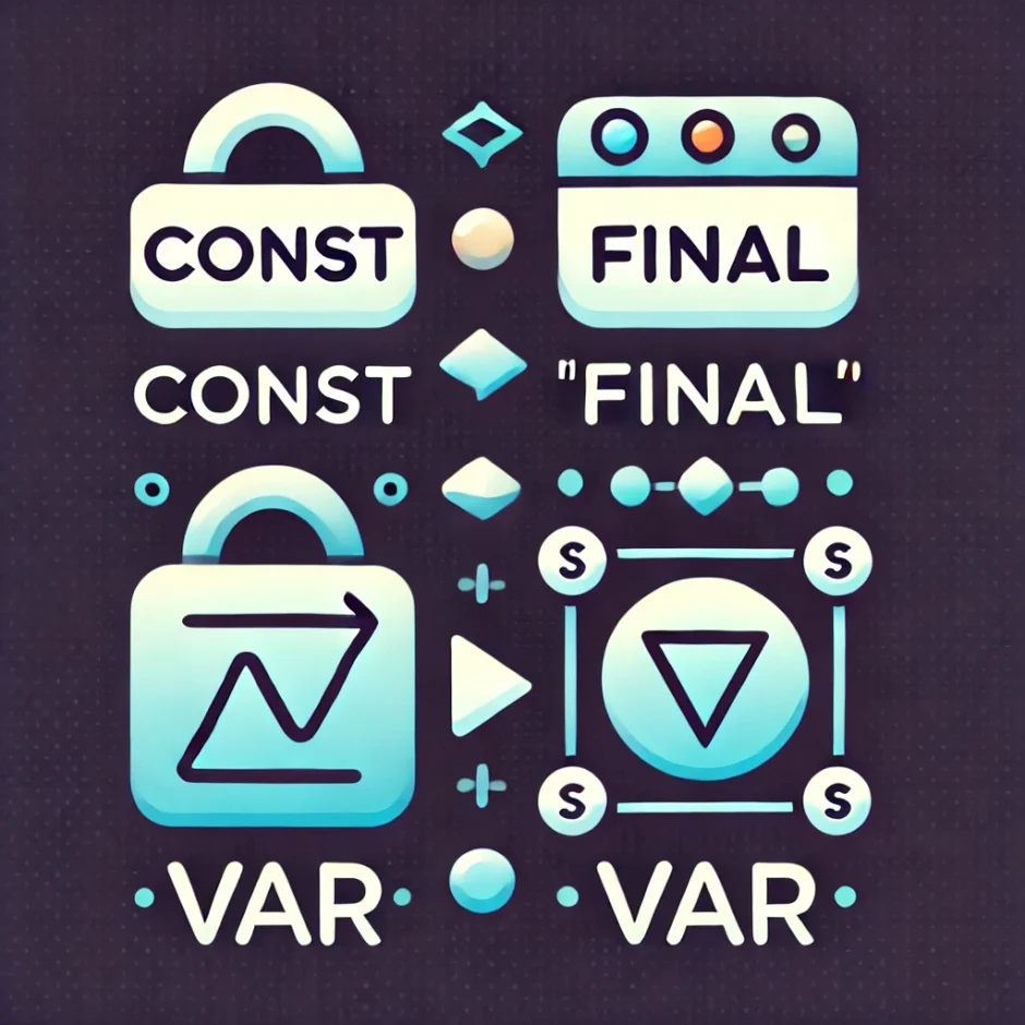 Flutterで出てくるconst, final, var - みらっくのブログ