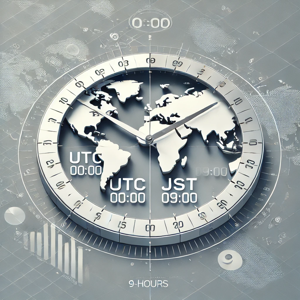 UTC が午前0時の時JST は午前9時 - みらっくのブログ
