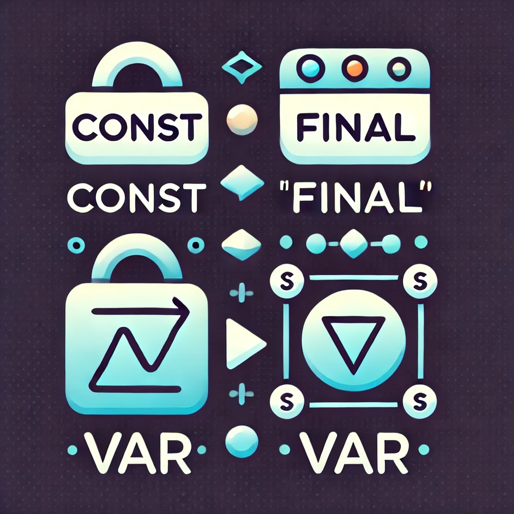 Flutterで出てくるconst, final, var - みらっくのブログ